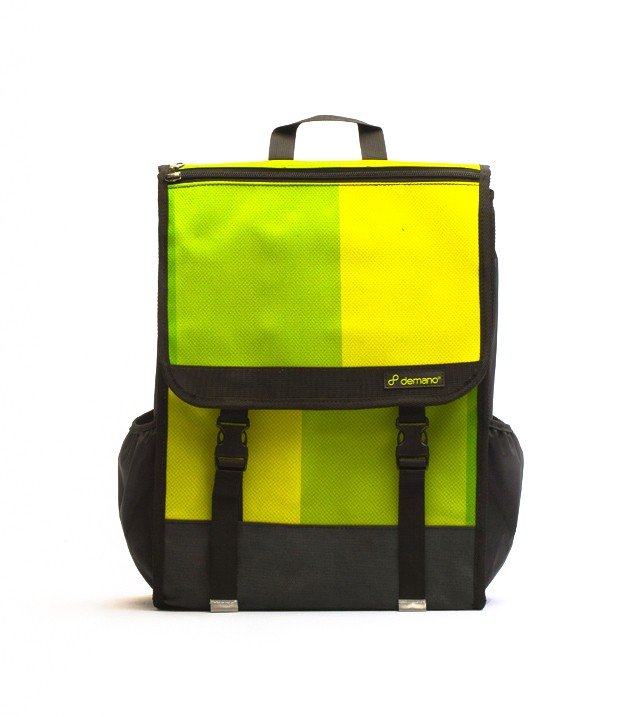 VERDI Brompton backpack made from recycled flags | Demano